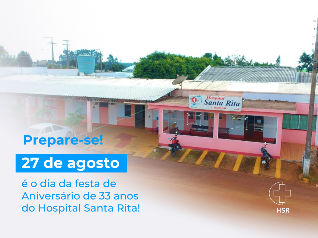 Convite para a Festa de Aniversário de 33 anos do Hospital Santa Rita ...